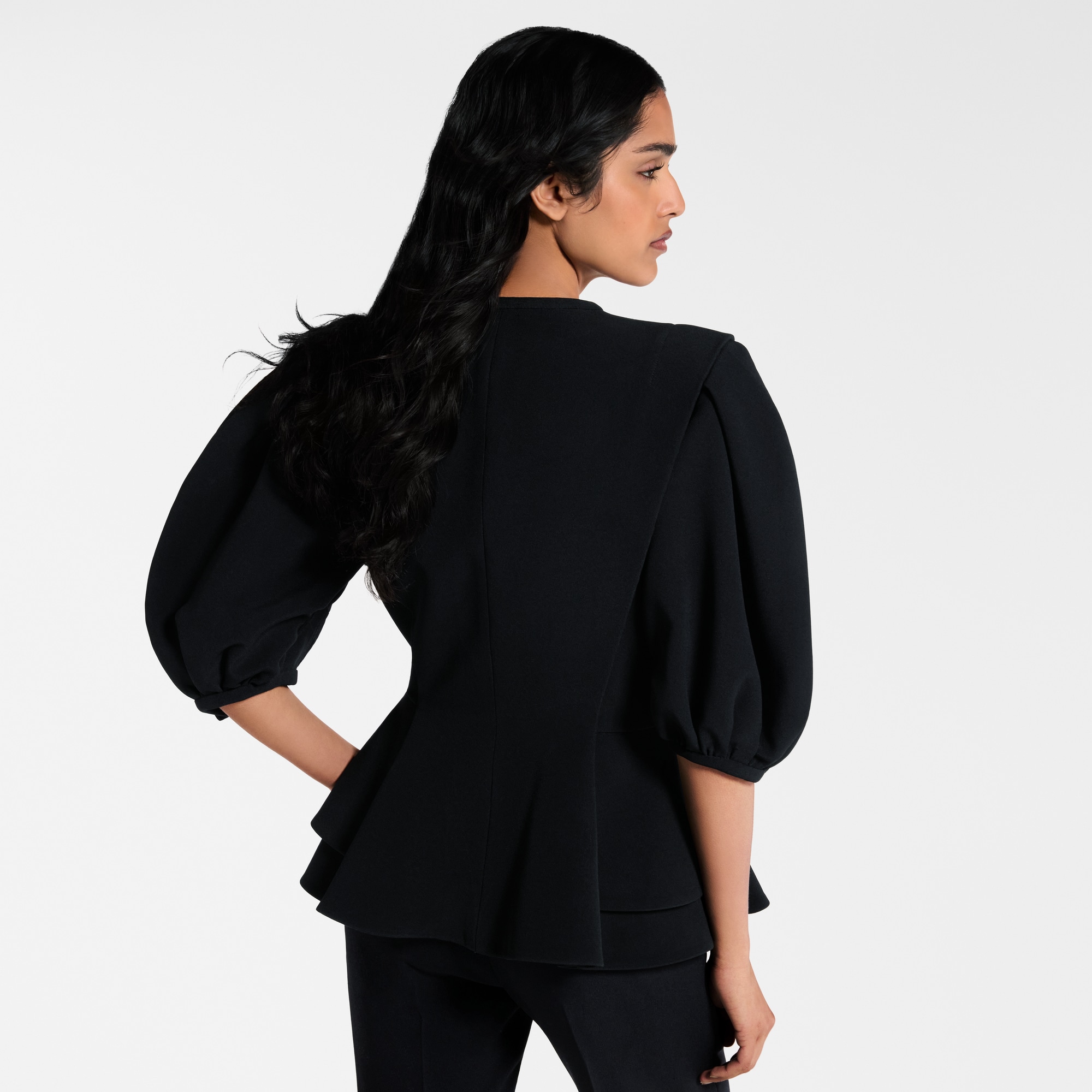 Puff-Sleeve Peplum Jacket - Ready-to-Wear | LOUIS VUITTON